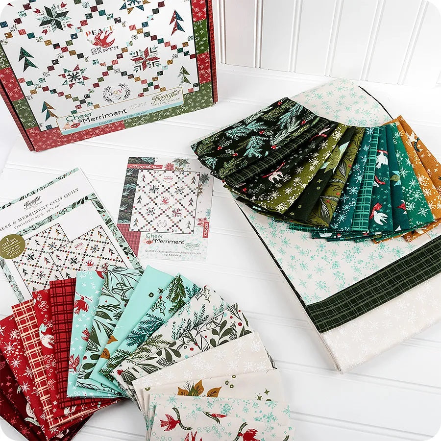 Fancy That Design House | Cheer and Merriment Quilt Kit | 58"x66" | Bo ...