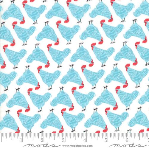 Moda | Gingiber | Farm Charm | 48292 11 | Chicken – Quilted Chicken