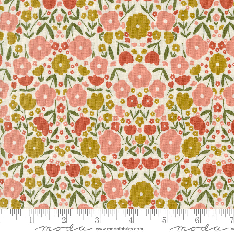Moda | Gingiber | Imaginary Flowers | 48382 11 | Cloud – Quilted Chicken