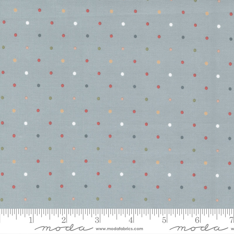 Moda | Lella Boutique | Country Rose | 5175 15 | Smokey Blue Dot ...