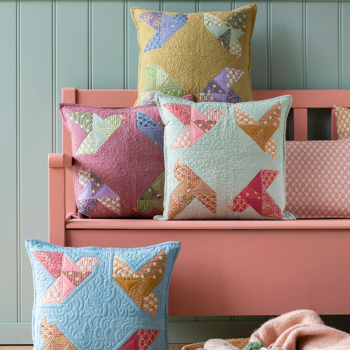 Tilda Pillow Kit | Sanctuary | Paper Bird | 17.5 x 17.5in | 4 Colors A ...