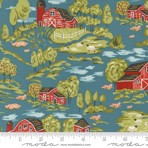 Moda | Stacy Iest Hsu | Farmstead | 20901 15 | Overalls – Quilted Chicken