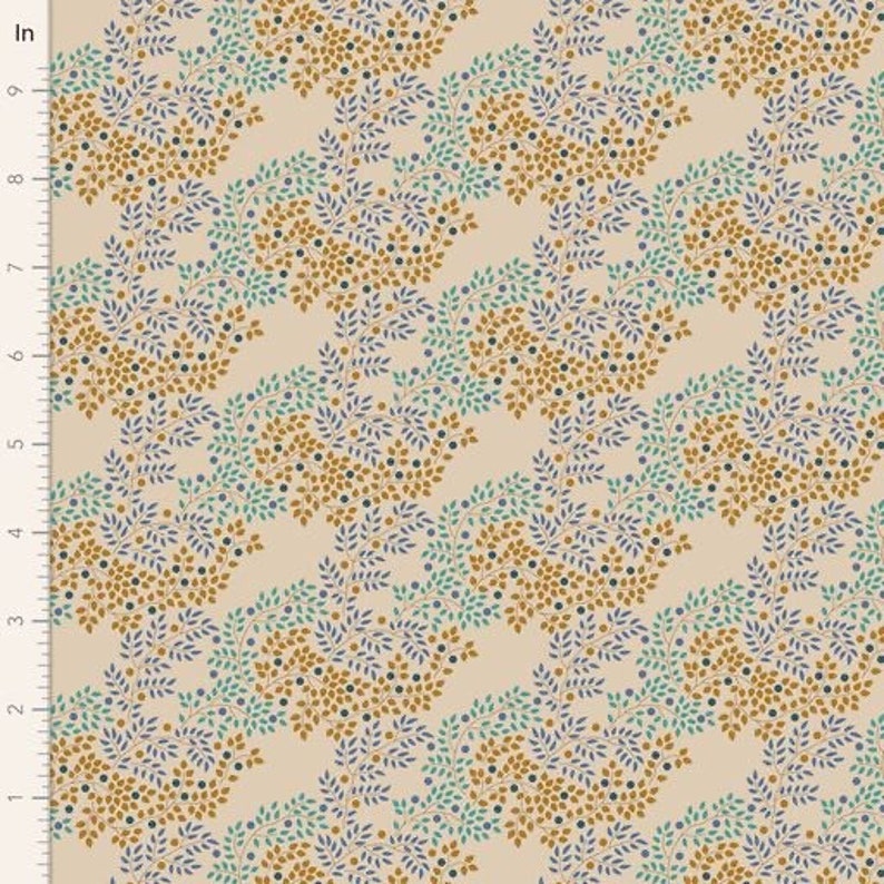 Tilda | Hometown | 100469 | Berrytangle Blue – Quilted Chicken