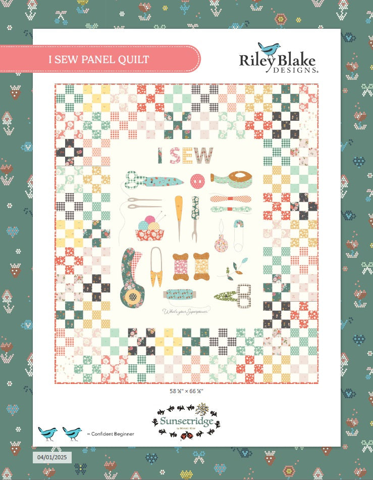 I Sew Panel Free Pattern | Minki Kim – Quilted Chicken