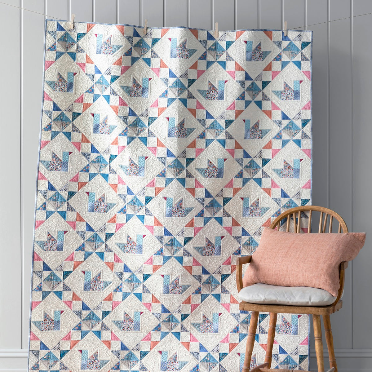 Tilda Quilt Kit | Creating Memories | Blue Duck | 56 x 72in | Backing ...
